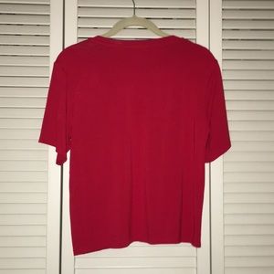 Wilfred | Tops | Wilfred Red Pocket Tee | Poshmark